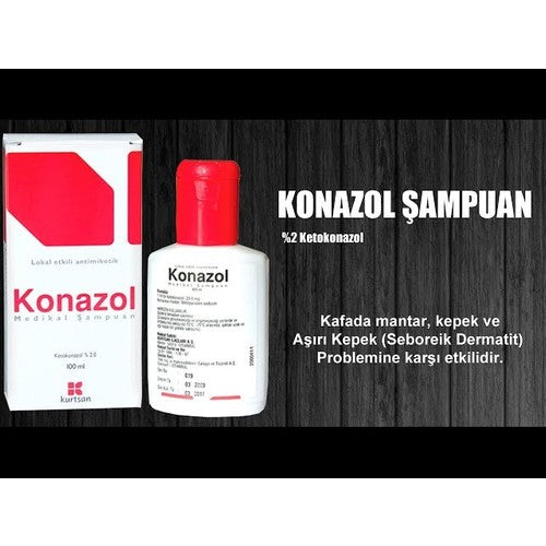 Konazol Shampoo for skin diseases Ketokonazol 100 ml (Ketoral equal ...