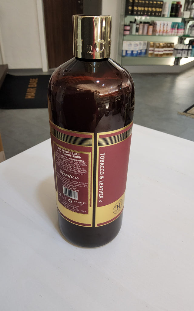 HOPIFICIO Three In One Tobacco & Leather Liquid Soap 1000 ml– Aegean Vibe