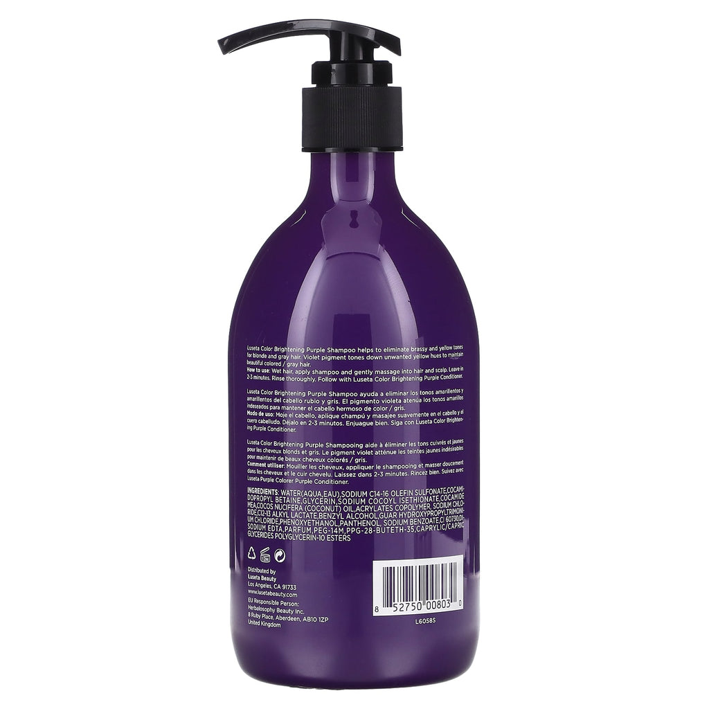 Luseta Color Brightening Purple Shampoo 500 ml– Aegean Vibe