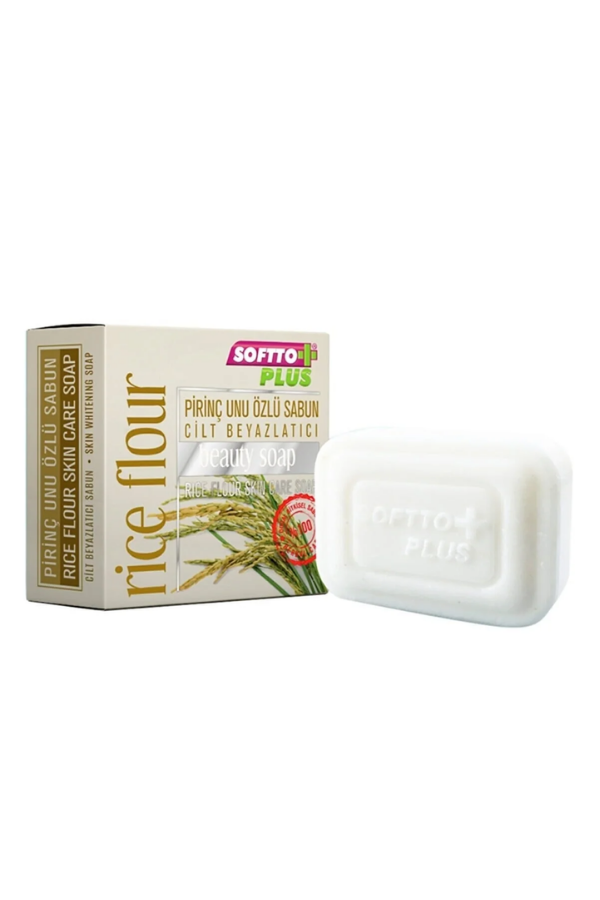 SOFTTO PLUS Rice Flour Extract Soap 100 gr – Aegean Vibe