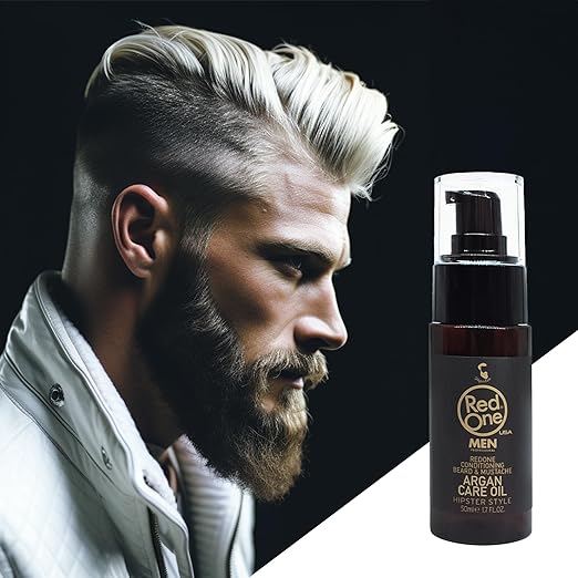 RedOne Conditioning Beard & Mustache Argan Care Oil Hipster Style 50 m ...