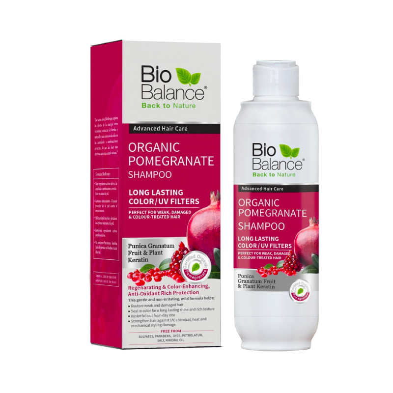 BIOBALANCE Organic Pomegranate Shampoo 330 ml– Aegean Vibe