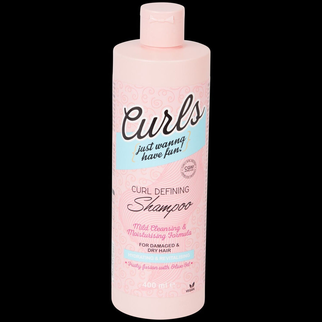 Curls Hydrating & Revitalising Curl Defining Shampoo for Damaged & Dry ...